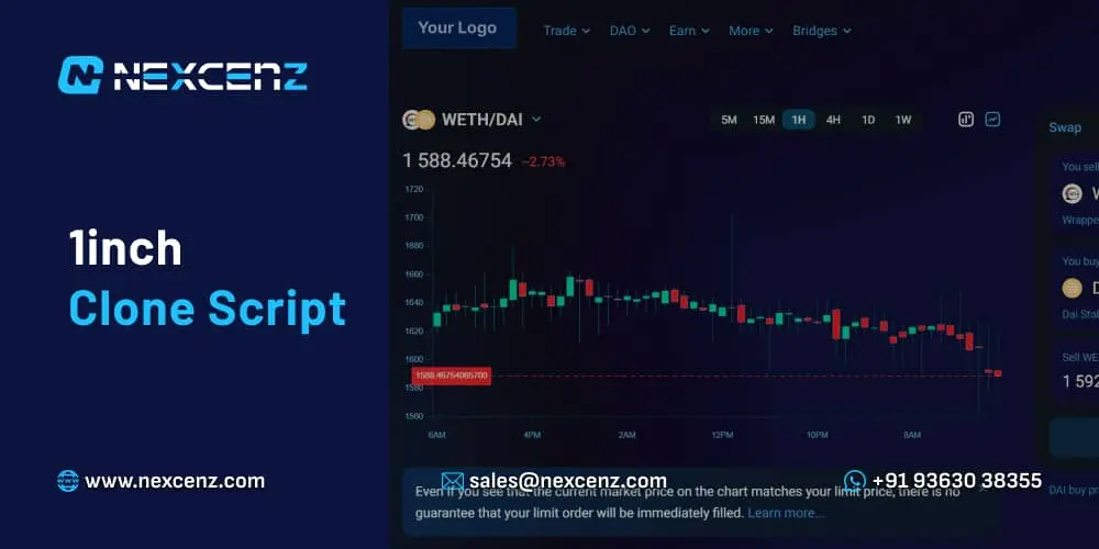 1inch Clone Script to Start DEX Aggregator Platform